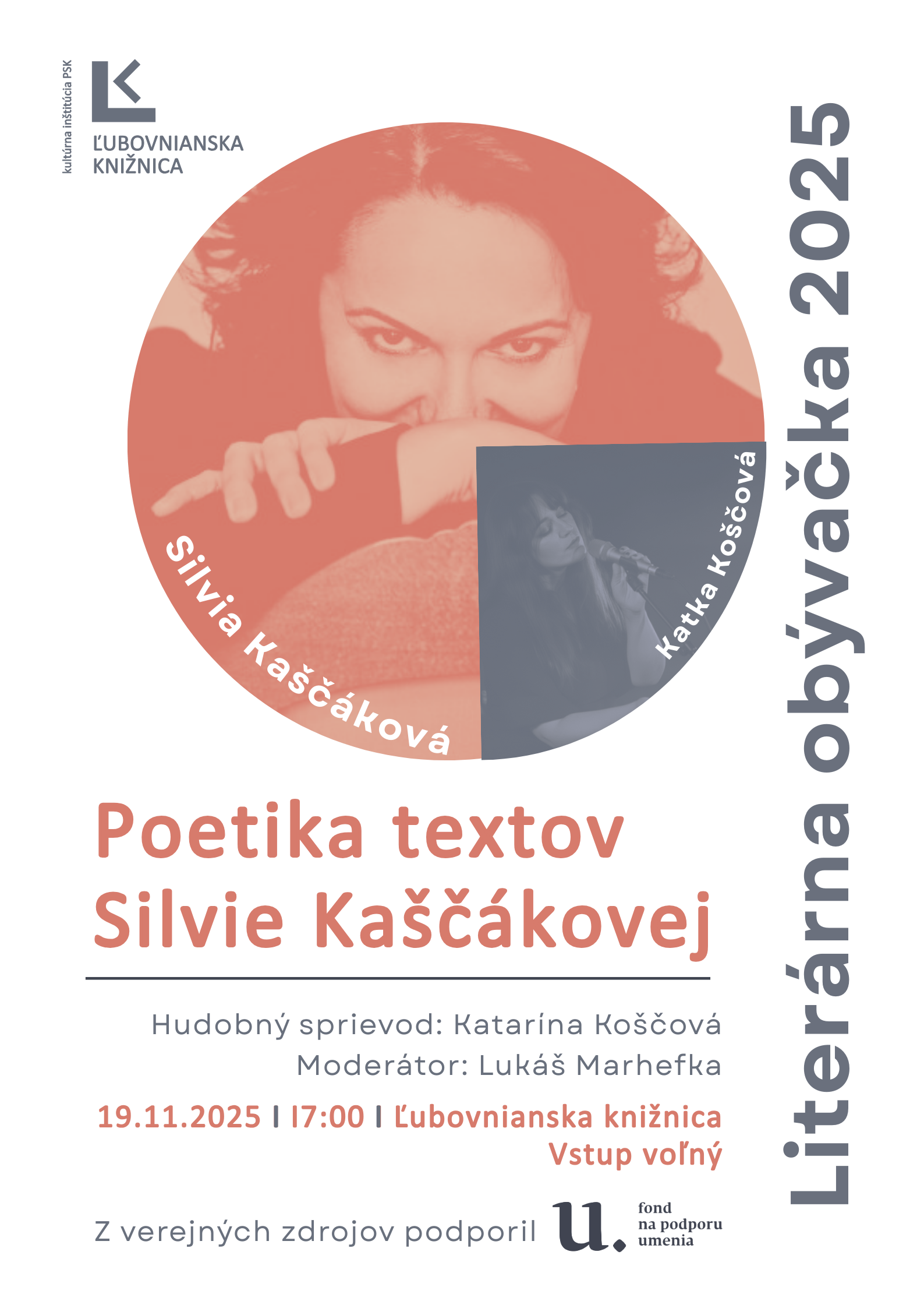 Literárna obývačka 2025: Poetika textov Silvie Kaščákovej ...